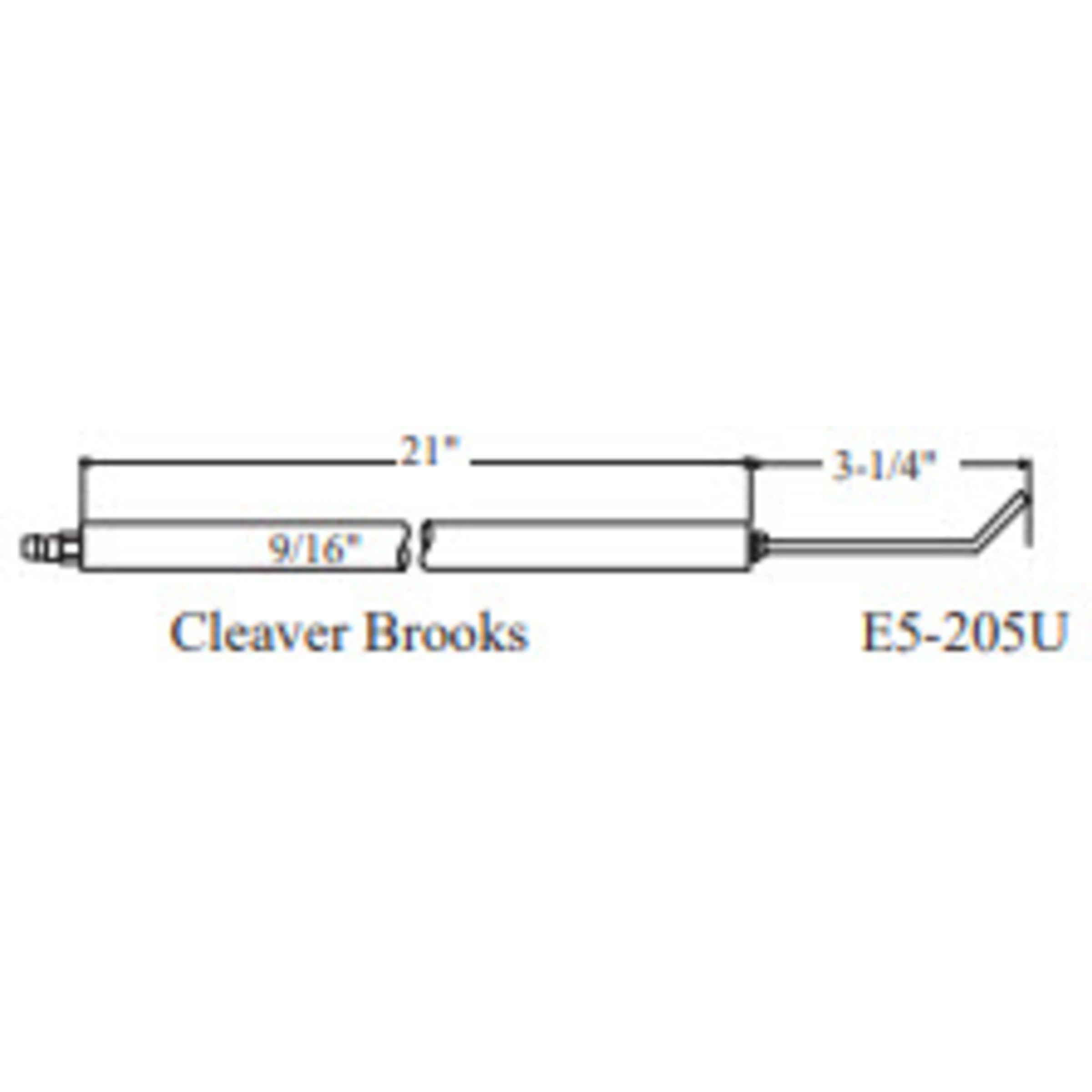 E5-205U-2PK - Westwood - 205U, Cleaver Brooks Electrode 2pk – E.S ...