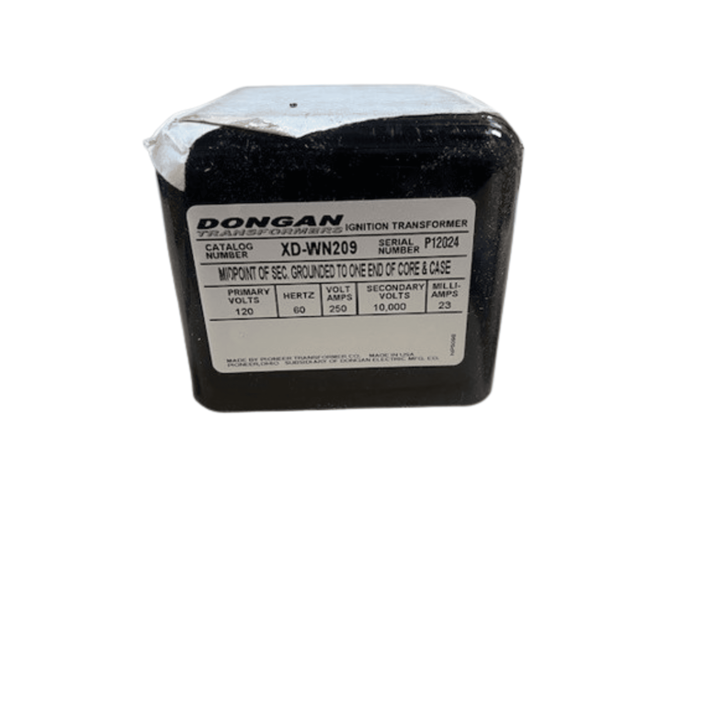 XD-WN209 - Dongan - XD-WN209, Ignition Transformer P120 S10000 WAYNE ...