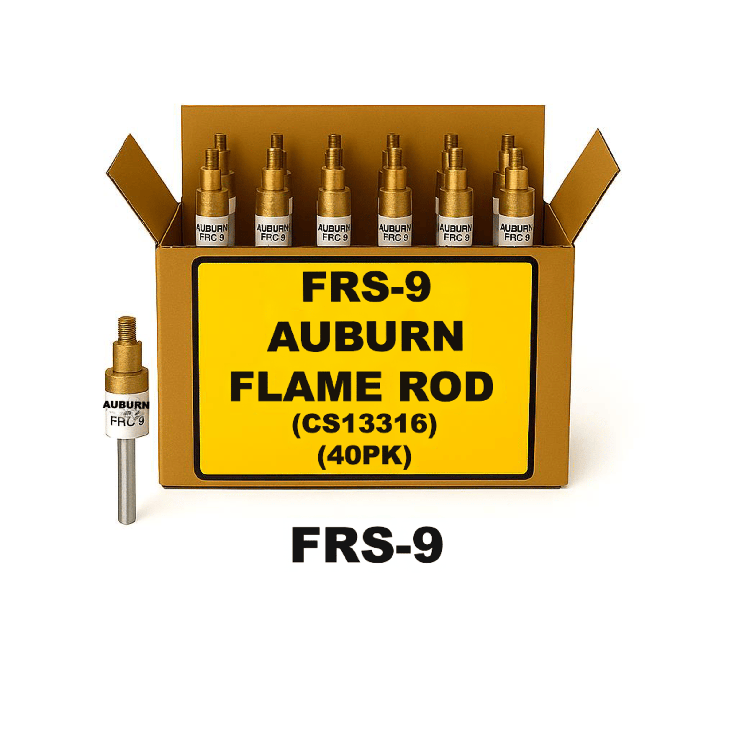 FRS-9 - Auburn - Flame Rod (CS13316) (40PK) – E.S. Gallagher