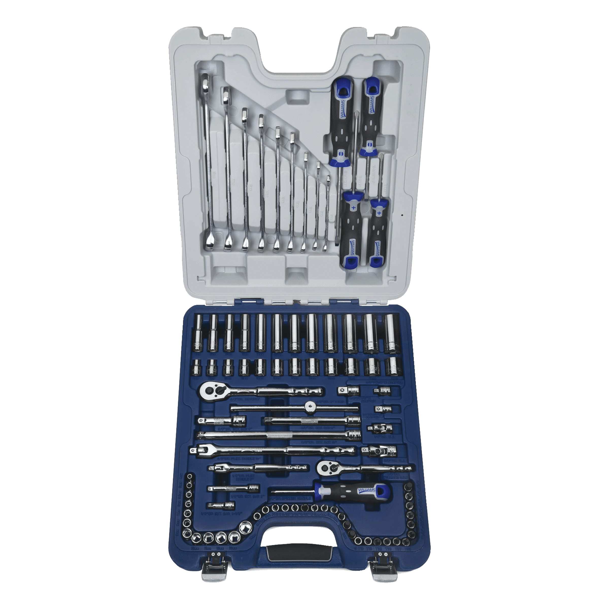 JHW50622B - Williams - Master Socket and Tool Set, SAE and Metric 6 ...