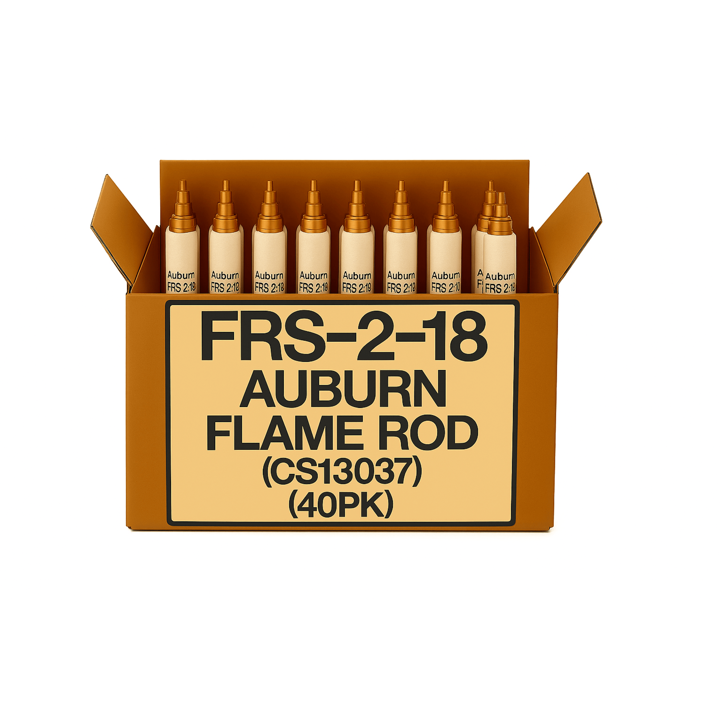 FRS-2-18 - Auburn - Flame Rod (CS13037) (40PK) – E.S. Gallagher