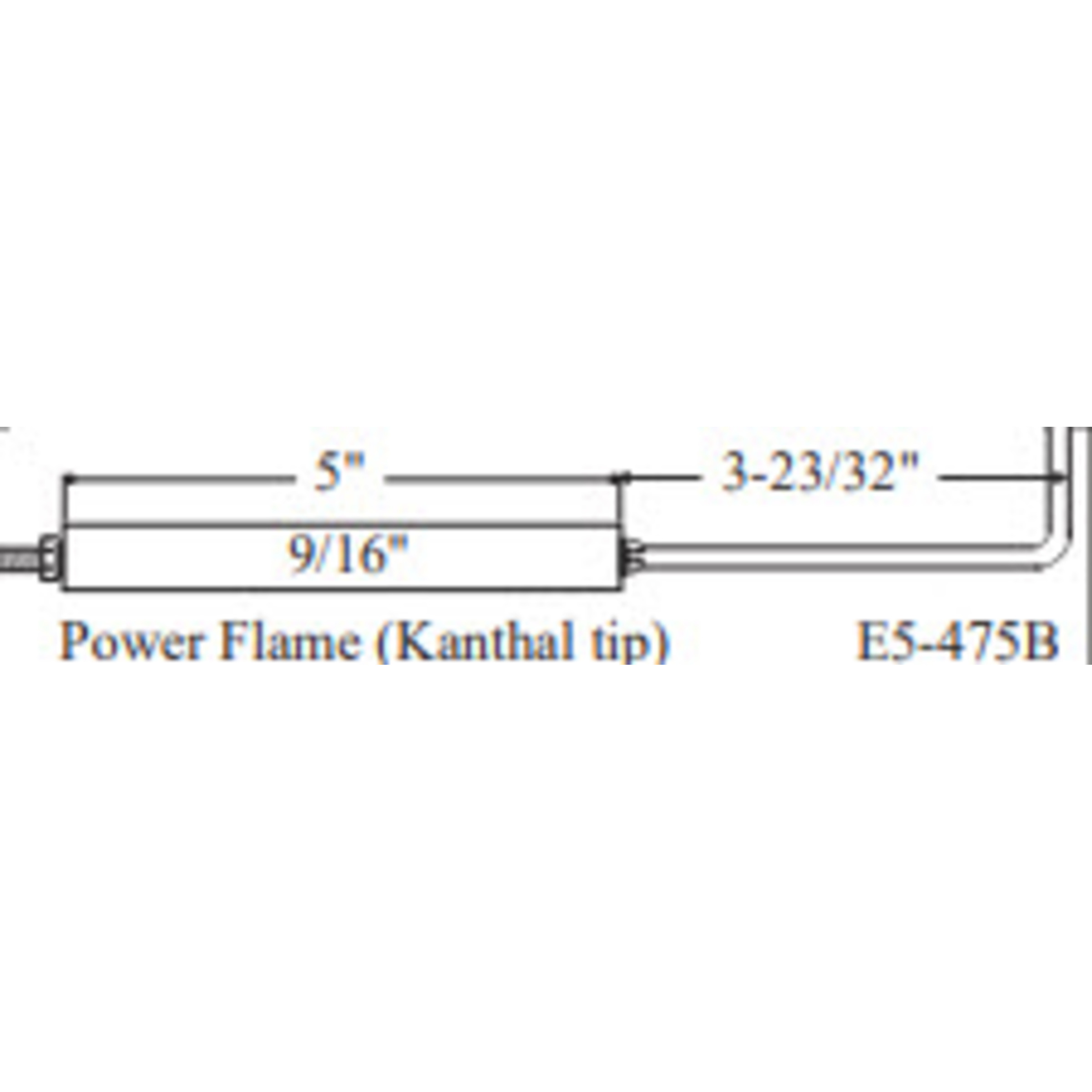 E5-475B-2PK - Westwood - 475B, Power Flame Electrode 2pk – E.S. Gallagher