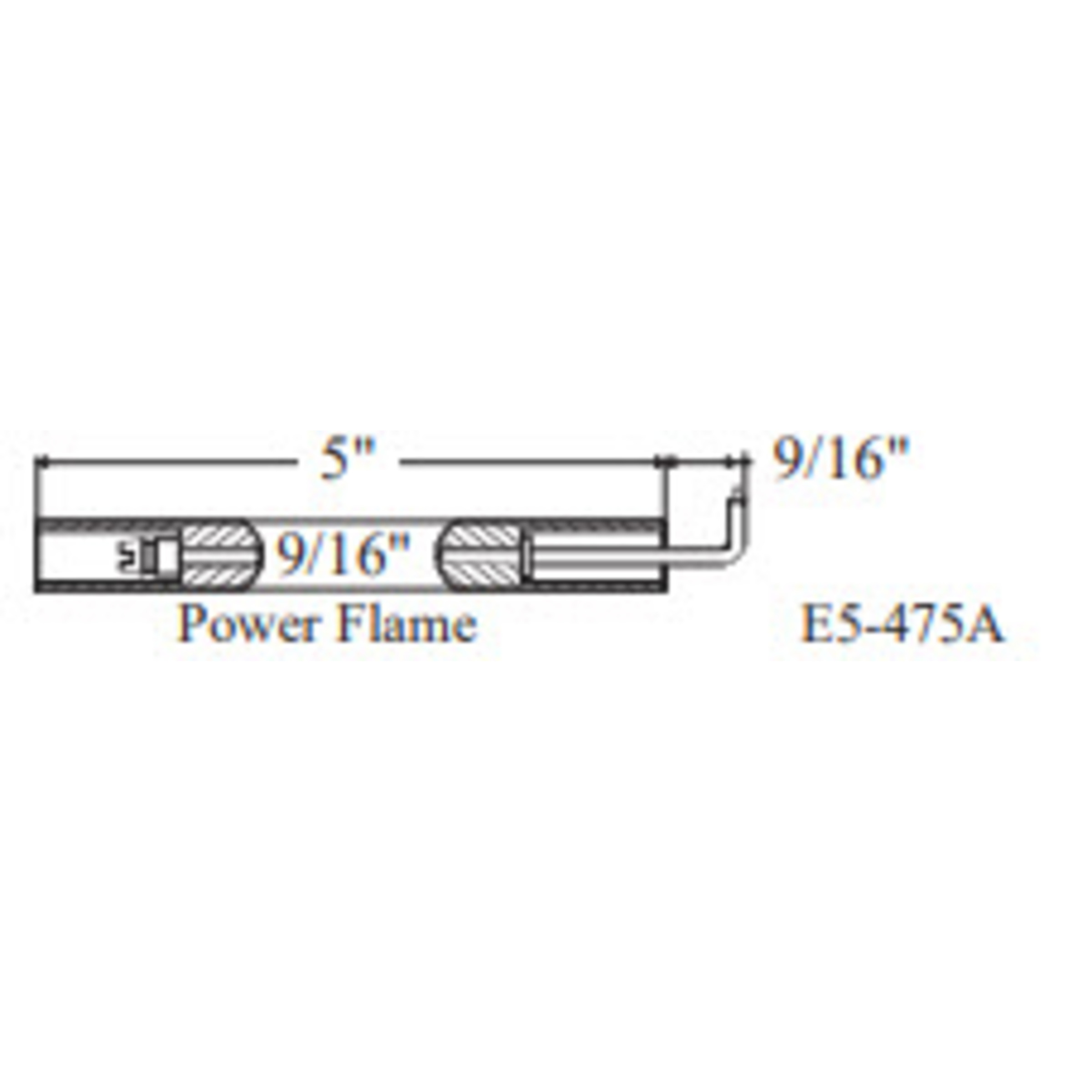 E5-475A-2PK - Westwood - 475A, Power Flame Electrode 2pk – E.S. Gallagher