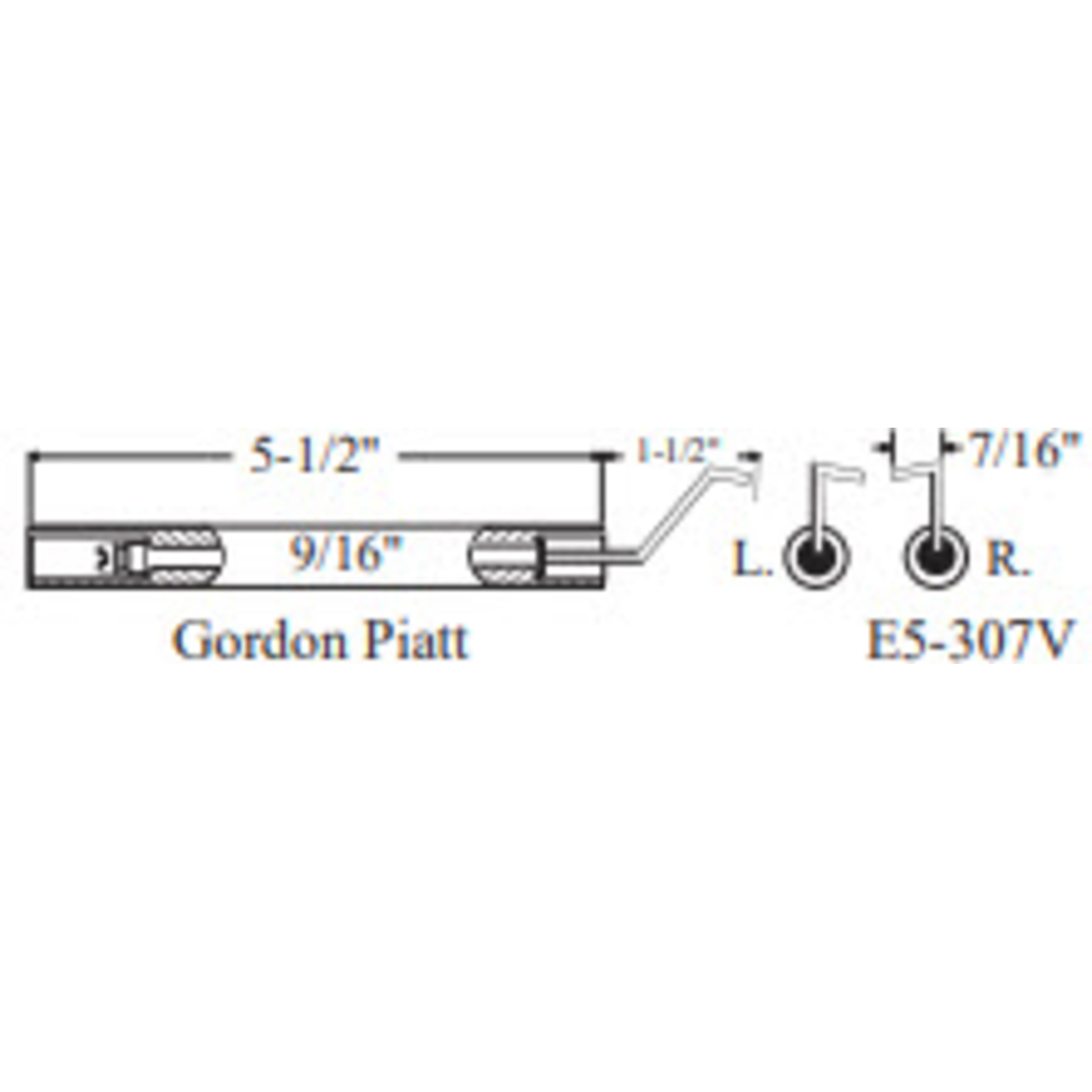 E5-307V-2PK - Westwood - 307V, Gordon Piatt Electrode 2pk – E.S. Gallagher